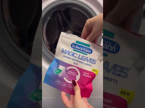 Dr Beckmann laundry detergent sheets #shorts #cleaning #cleaningmotivation #satisfying #hacks