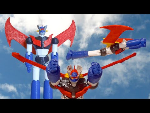 🎨 Mazinger Z Action Figure + Jet Scrander・Free 3D File for ・Cults