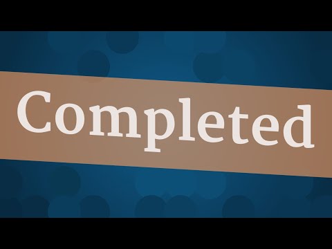 COMPLETED pronunciation • How to pronounce COMPLETED