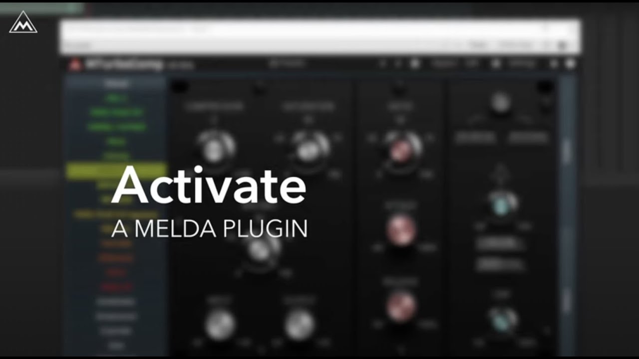 MeldaProduction Plugins Activation