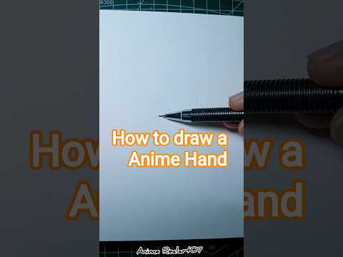 How to draw a Anime Hand? Tutorial(easy)•sketch#drawing