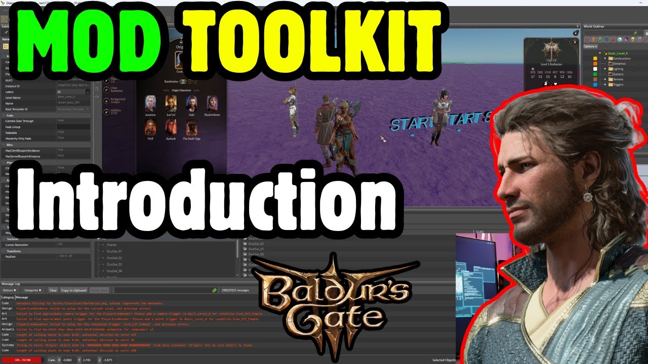 Baldur's Gate 3 MOD TOOLKIT Getting Started with Modding Guide