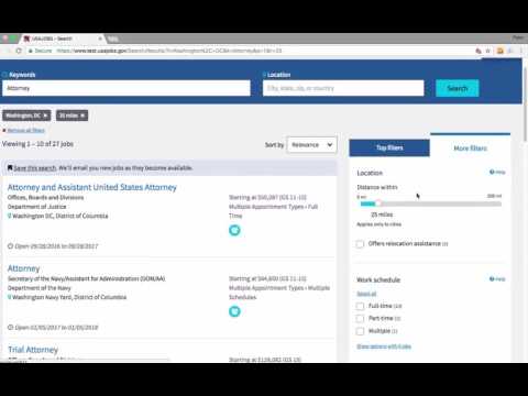 USAJOBS Update: Search by Country, State, Zip Code