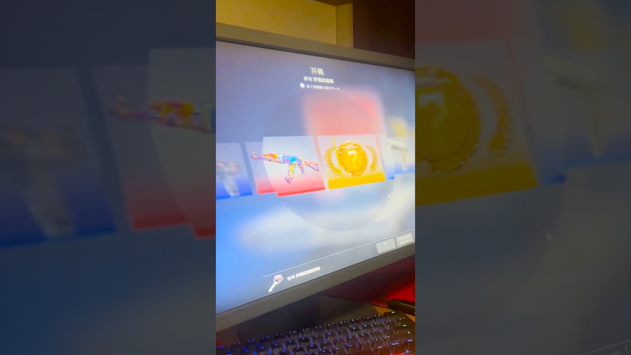 his CAT unboxes an EMERALD in cs2