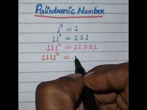 Palindrome numbers 11 #maths #shorts #short #shortsfeed #shortvideo #shortvideos #ytshorts