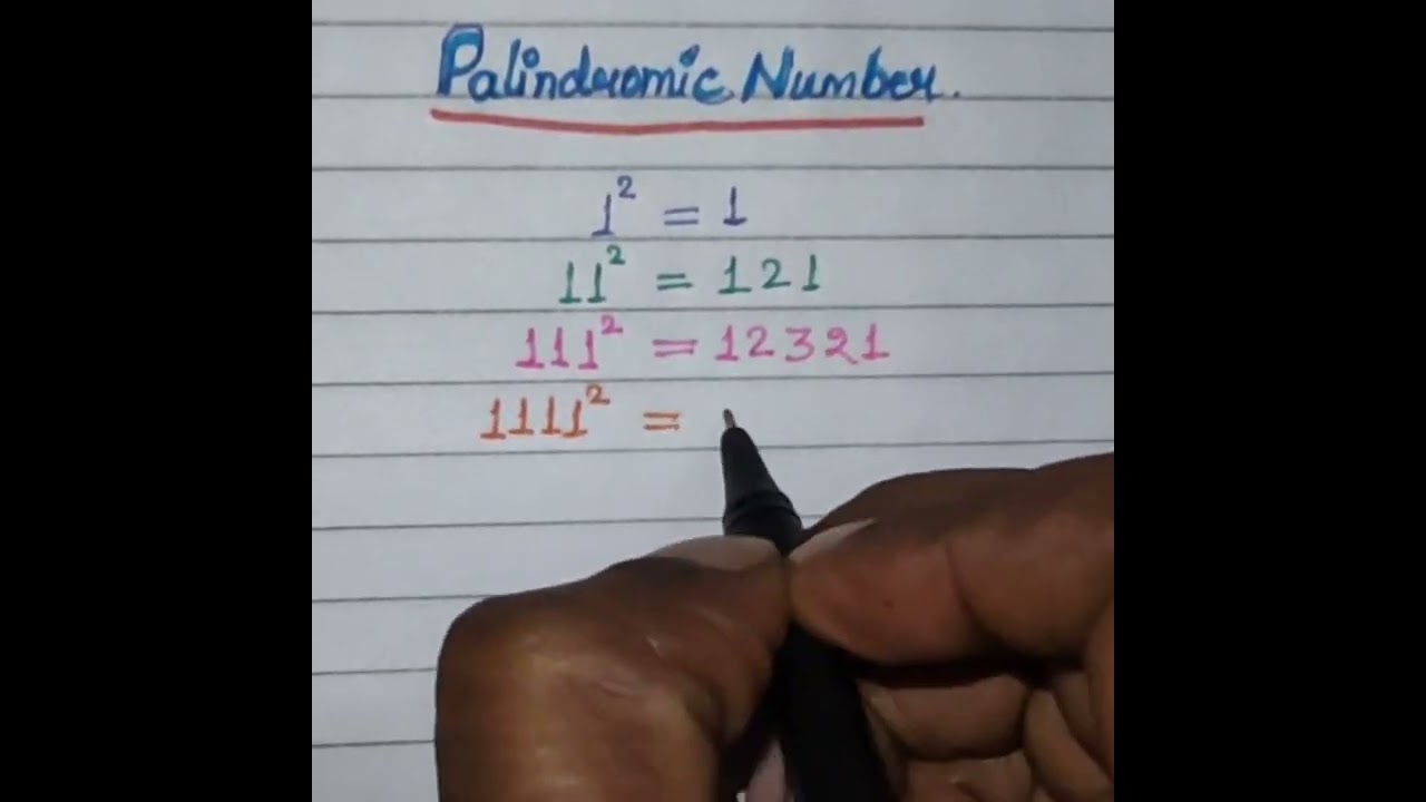 Palindrome numbers 11 #maths #shorts #short #shortsfeed #shortvideo #shortvideos #ytshorts