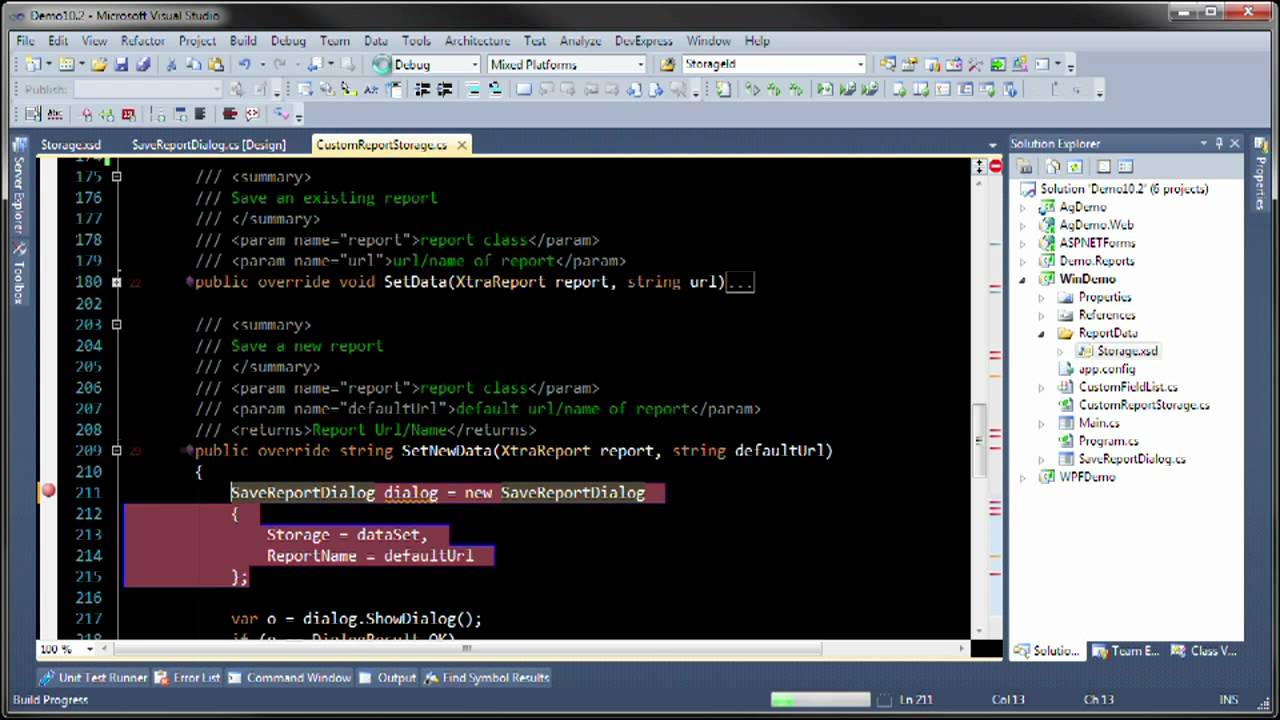 WinForms Reporting - Saving Reports