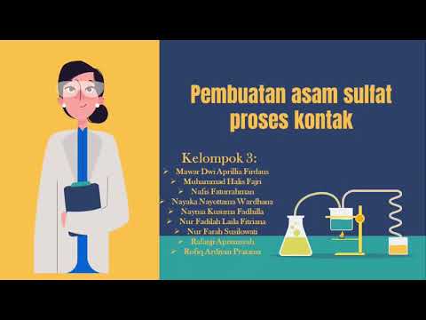 Kimia pembuatan asam sulfat proses kontak