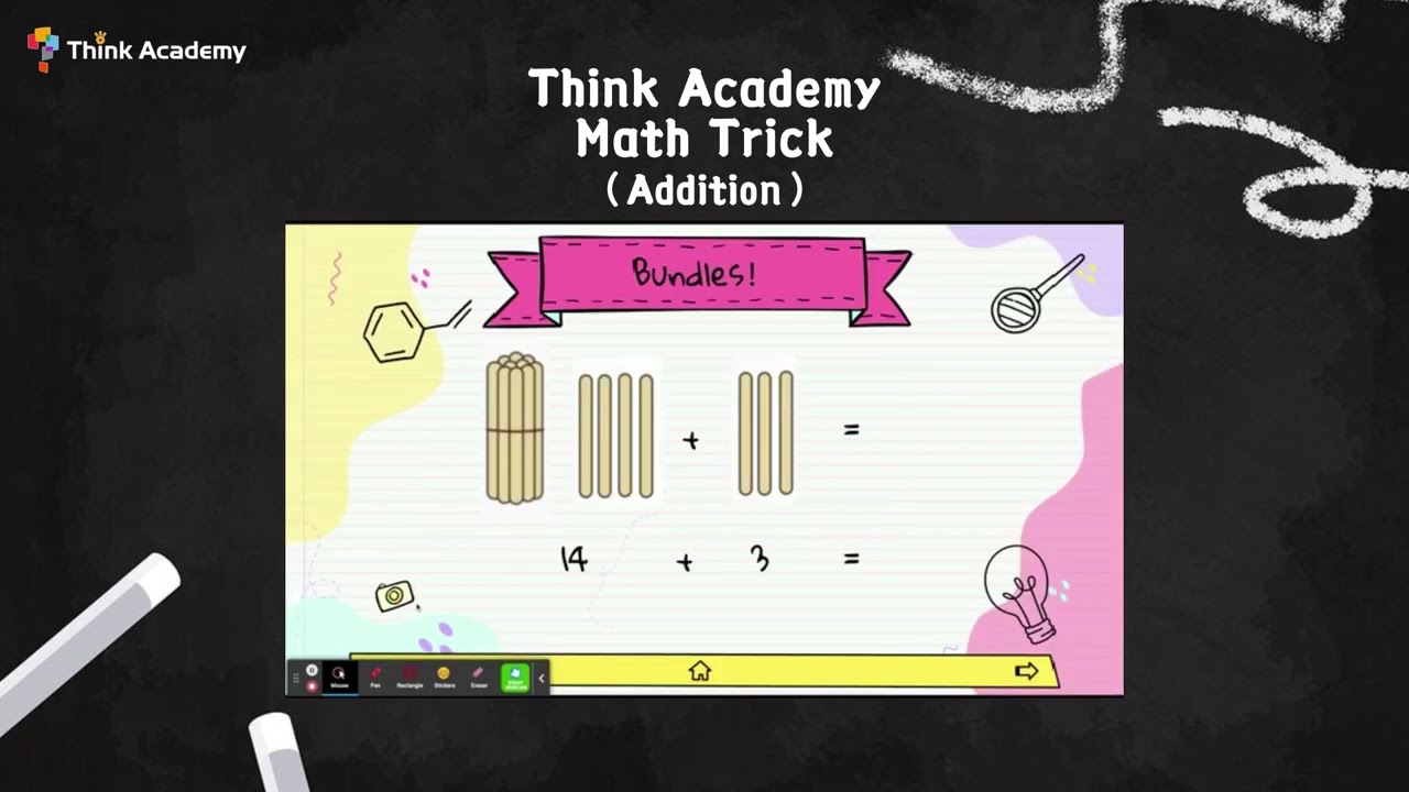 Think Academy Math Trick - Addition