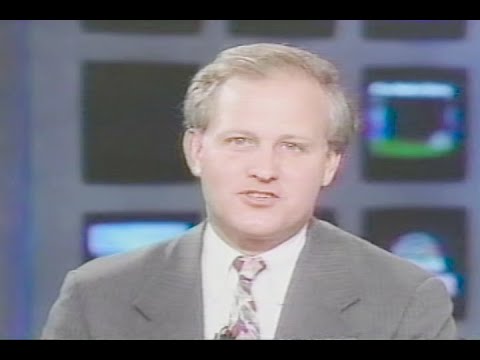 WAGA TV Channel 5 Sports Unlimited 11:30pm Atlanta April 5, 1992
