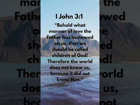 I John 3:1 #nyc #bible #verses #shorts