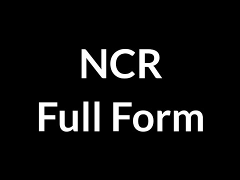 NCR Full Form || NCR || Full Form || NCR Meaning