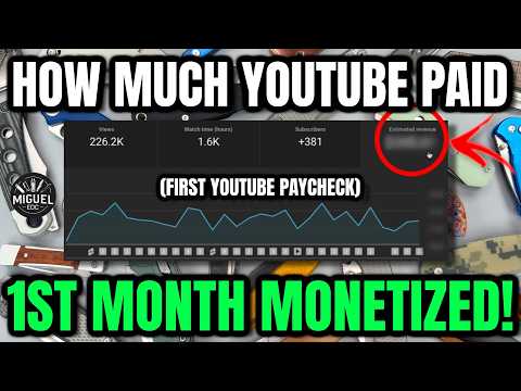 How Much Money Did I Make My First Month Monetized On YouTube?