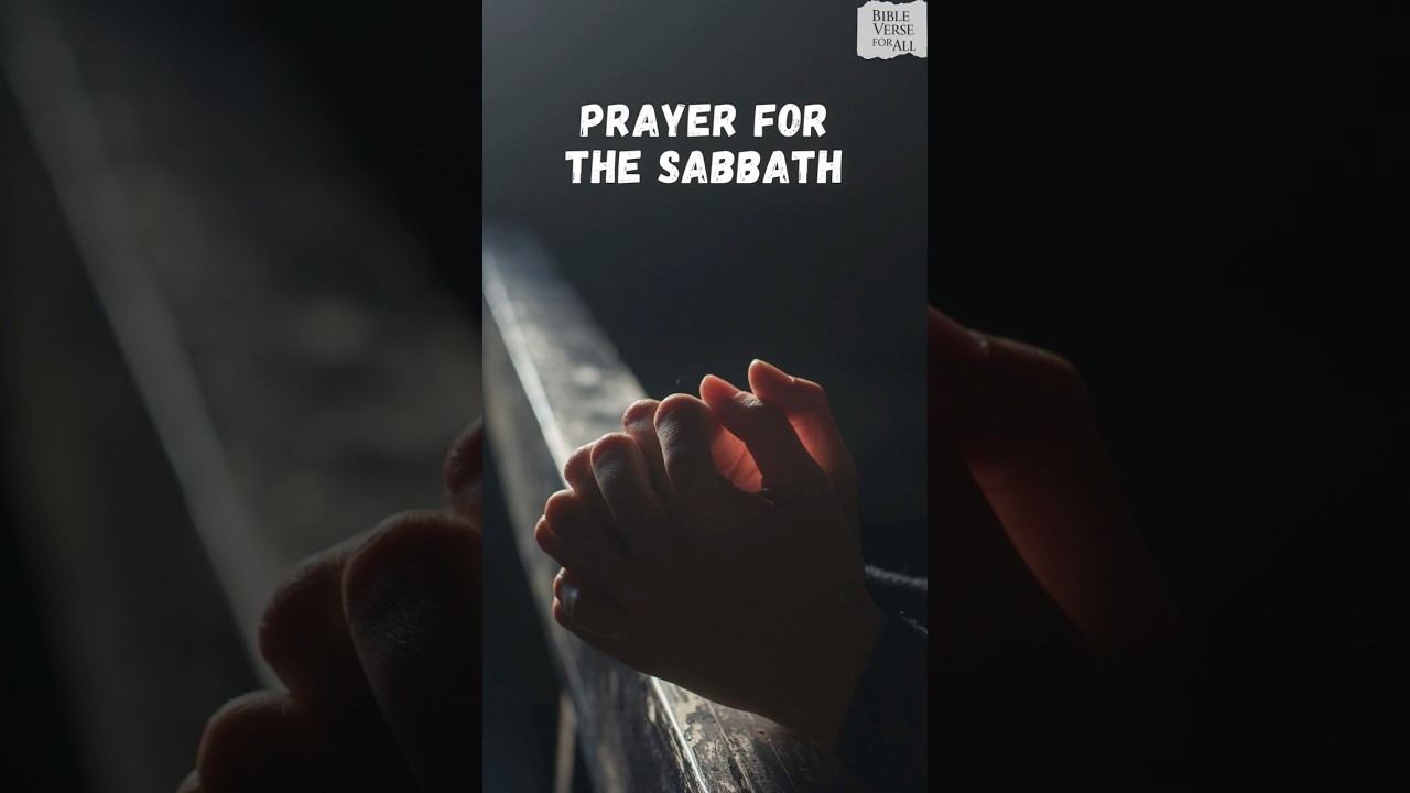 Prayer for the Sabbath | Finding Rest in God #dailyprayer #morningprayer #godsword #sabbath #lent