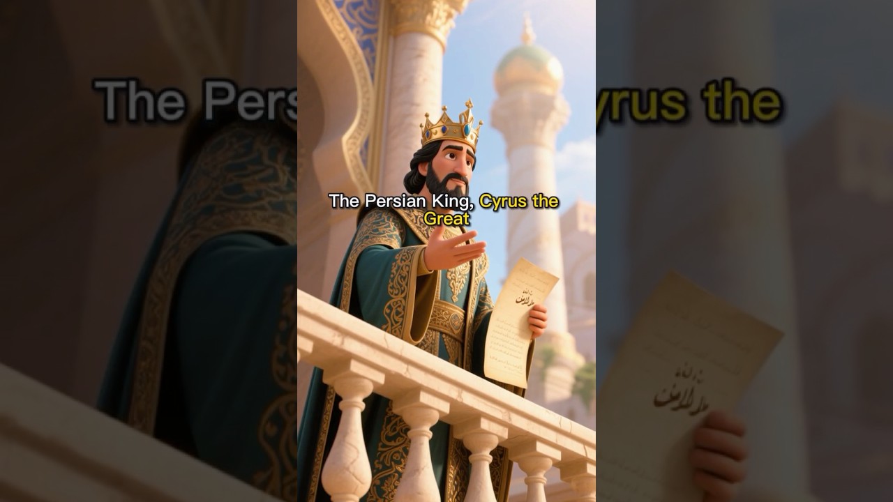 Rebuilding God’s House: The Altar & Temple Foundation | Ezra 2–3 #bible #animation #cartoon #story