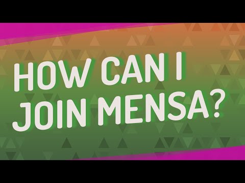 How can I join Mensa?