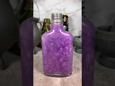 Making my Draught of Living Death potion bottle