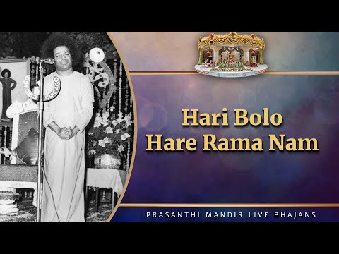 Hari Om Hari Om Hari Om Narayana | Prasanthi Mandir Live Bhajans | Sai ...