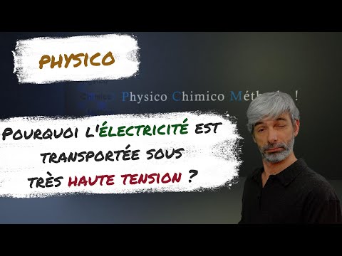 Je vous explique pourquoi l'électricité est transportée sous très haute tension.