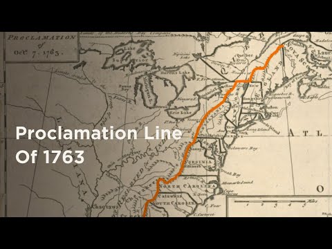 Did the Proclamation Line Start the American Revolution?