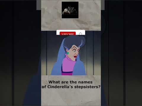 What are the names of Cinderella's Stepsisters? #shorts #disney