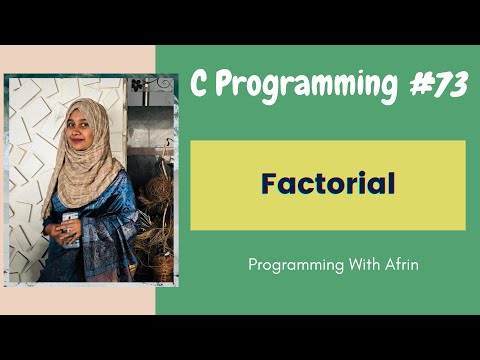 C Programming bangla tutorials | Factorial