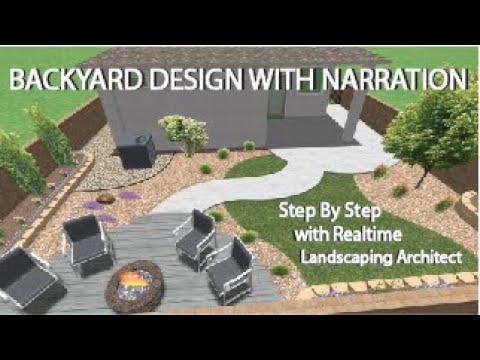 Full Backyard Design with Narration (from start to 3D video) - Realtime Landscaping Architect