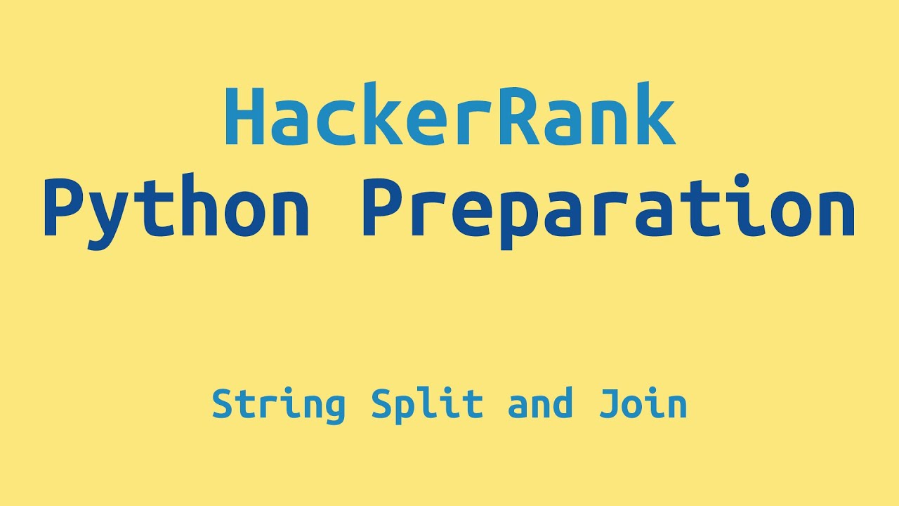 15. HackerRank Python Preparation - String Split and Join - Challenge Solution