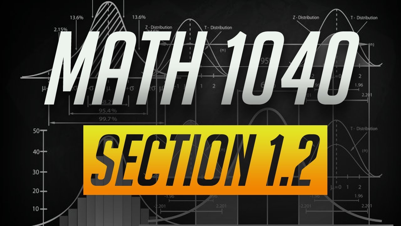 Math 1040 - Section 1.2 - Observational Studies vs. Designed Experiments
