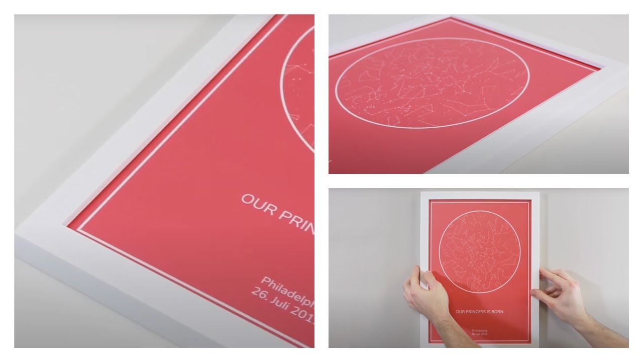 Personalized Star Map | CANVASDISCOUNT.com