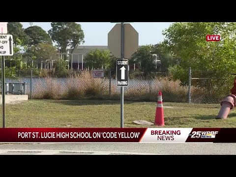 Port St. Lucie High School on code-yellow following rumored threat