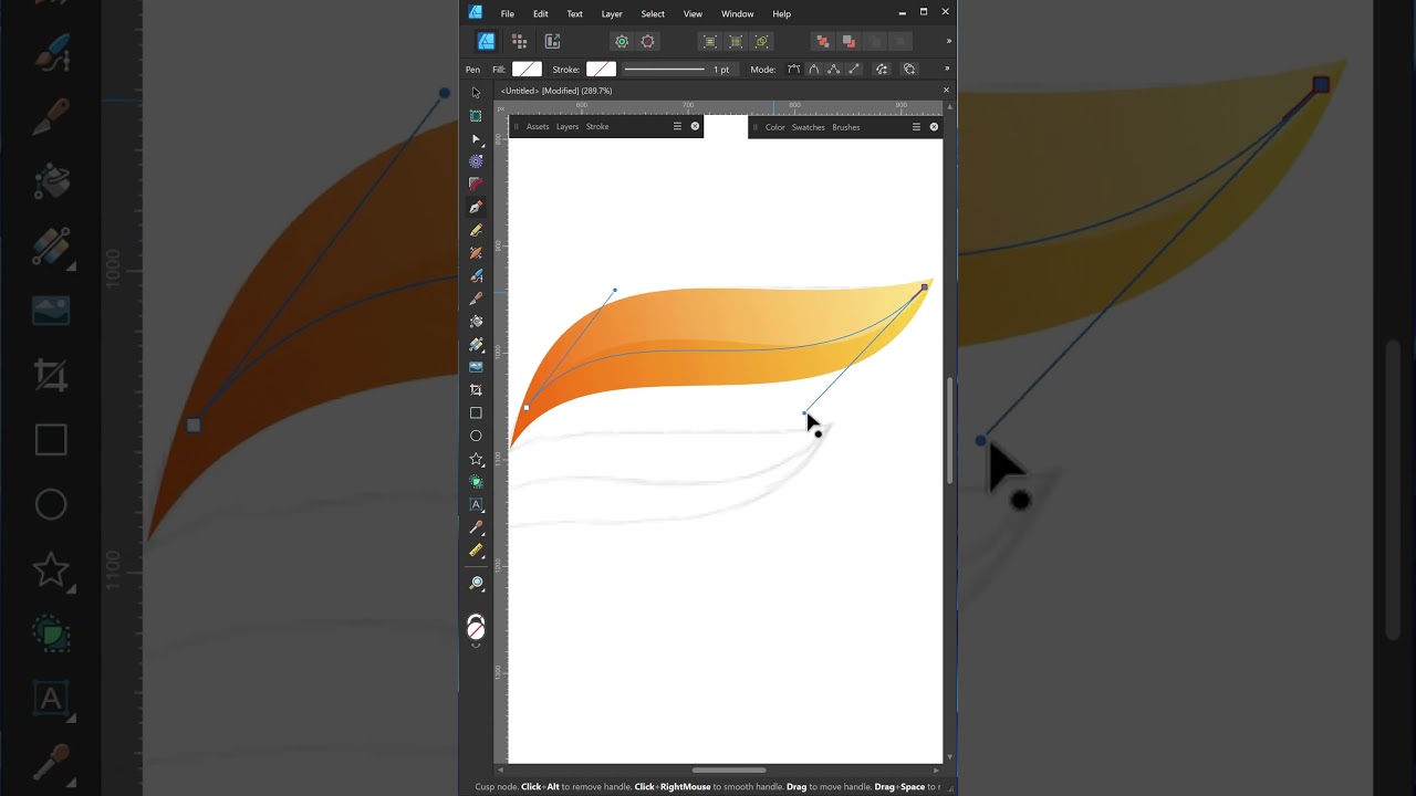 Gradient Logo Affinity Designer  #affinity #graphicdesign #affinitydesigner #logo #tutorial