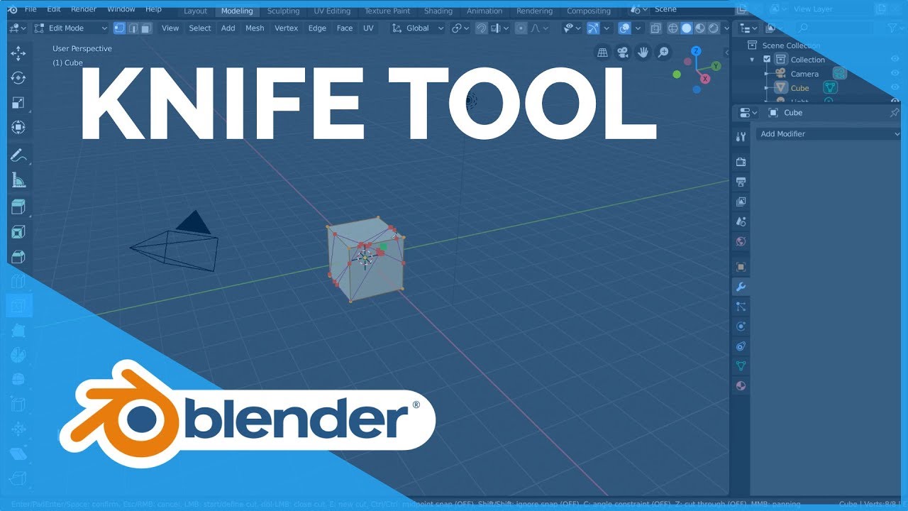 Knife Tool - Blender 2.80 Fundamentals
