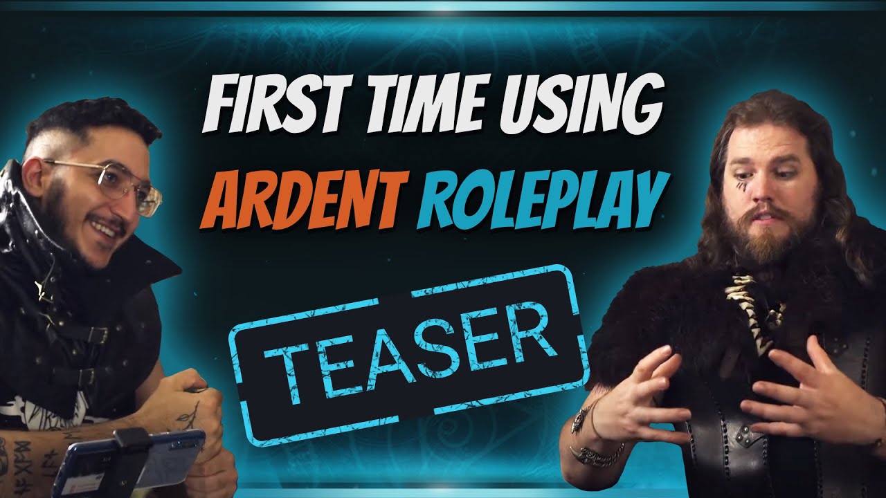 TEASER: Trying the Ardent Roleplay App for the first time! | AR for Tabletop Role Playing Games