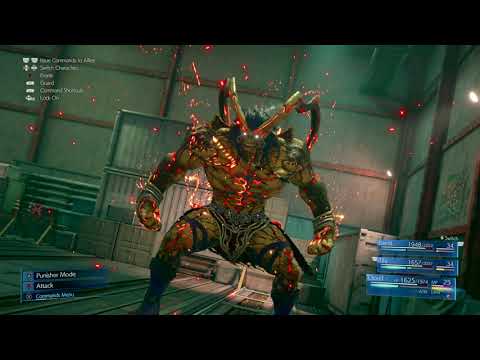 Ifrit Summon Animation, Hellfire Attack + Cloud Cross-Slash Limit - FF7 Remake