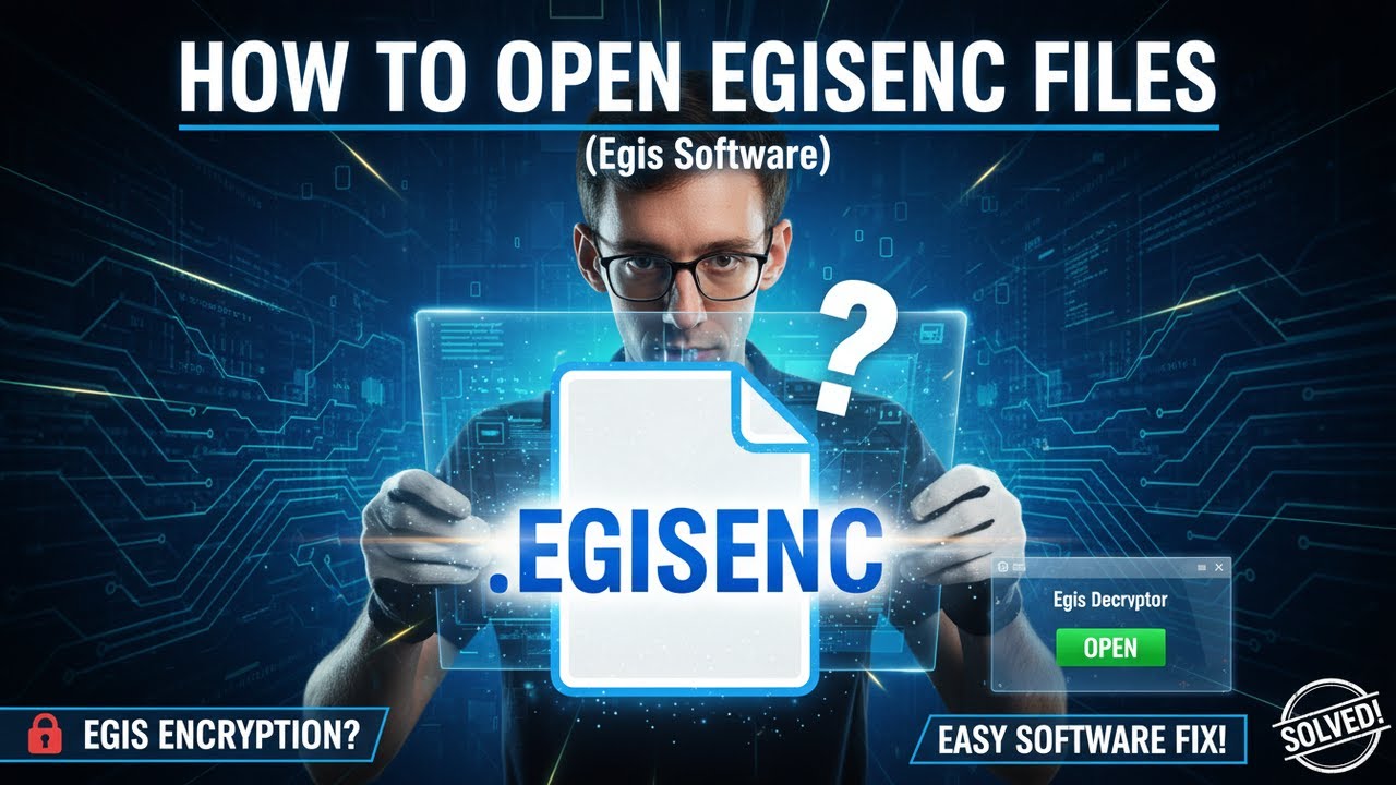 How to Open EGISENC Files (Egis Software)