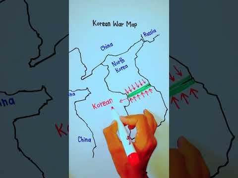 Korean War from 1950 to 1953 | Korean War Map || 5min Knowledge
