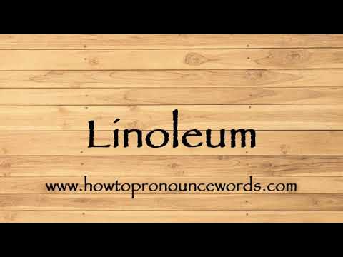 How To Pronounce Linoleum ? How To say Linoleum New Video