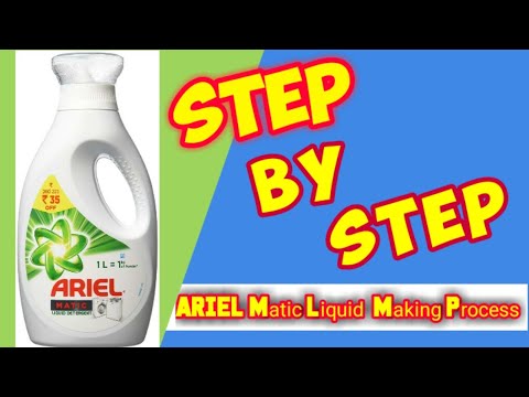 Liquid detergent || how to make liquid detergent || ARIEL