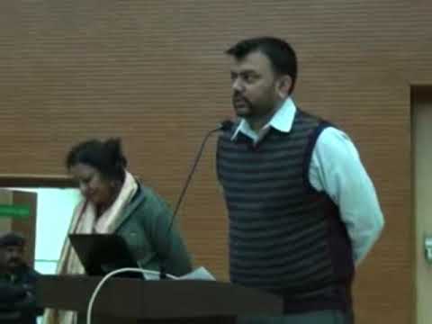 Speech in 2014 as Director, Panchayati Raj, Bihar