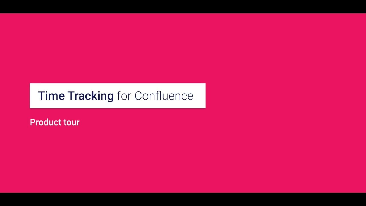 Time Tracking for Confluence