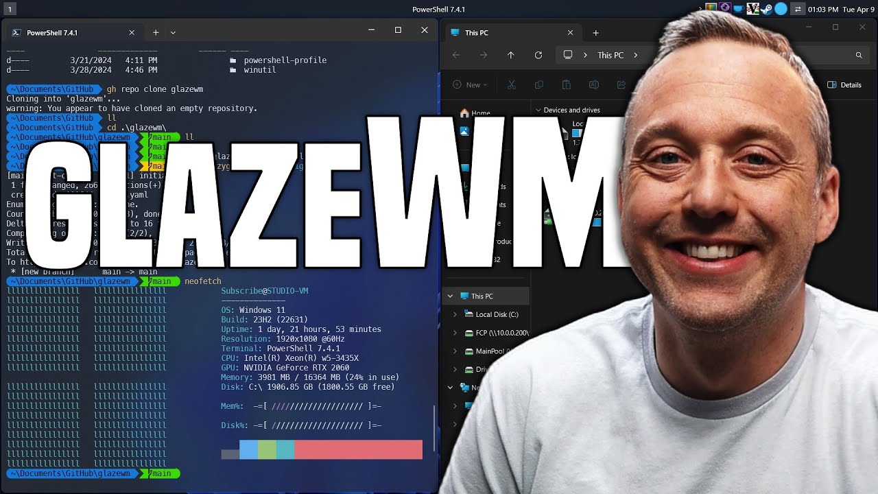 GlazeWM - Windows Tiling Management