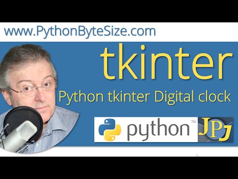 A Digital clock built with Python tkinter