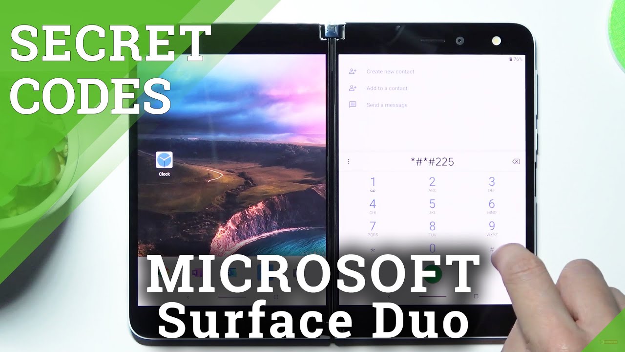 How to Use Secret Codes on MICROSOFT Surface Duo - Enter Secret Codes