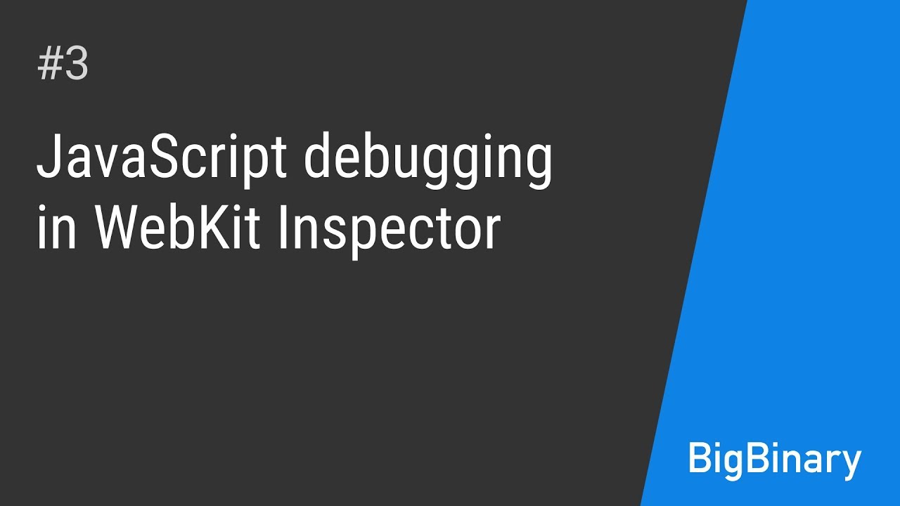 Javascript debugging in Webkit Inspector