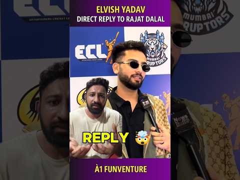 😮 Elvish Yadav Direct Reply To Rajat Dalal | Rajat Dalal Vs Elvish Yadav Fight #shorts #elvishyadav