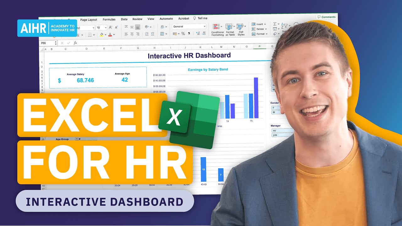 How to build an Interactive HR Dashboard in Excel | HR Analytics in Excel [2025]