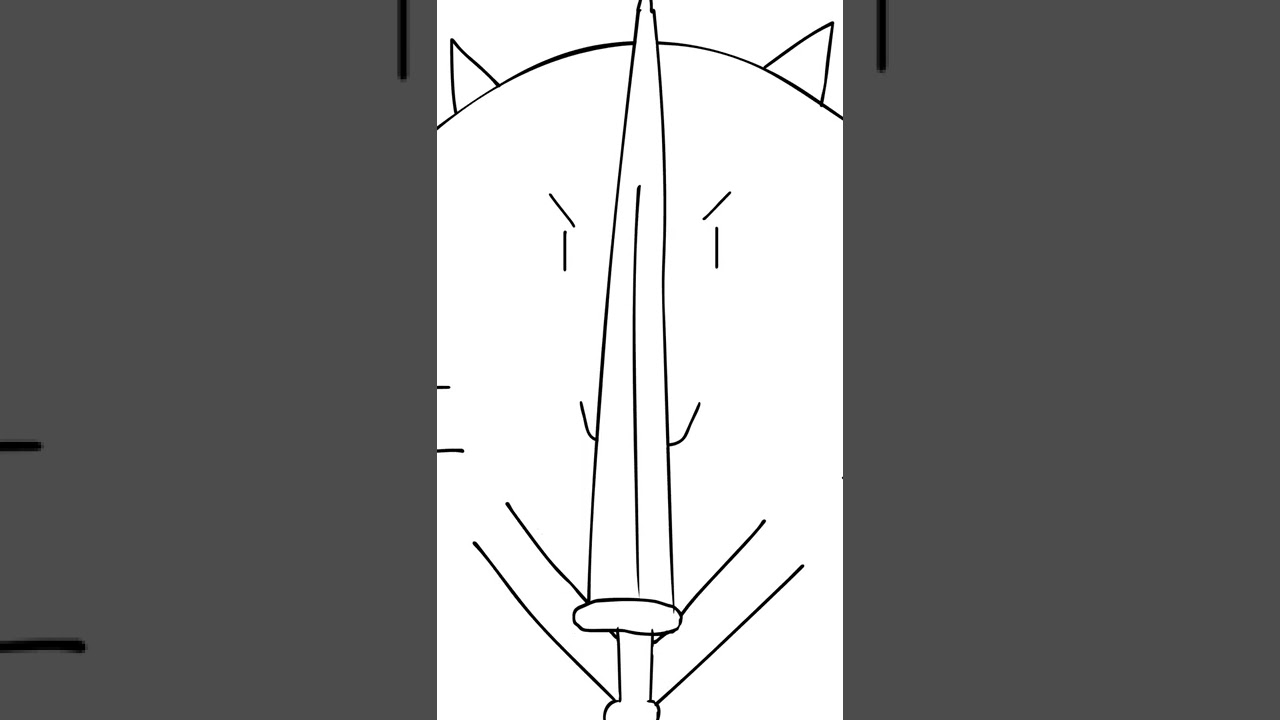 i animated my cat with a sword