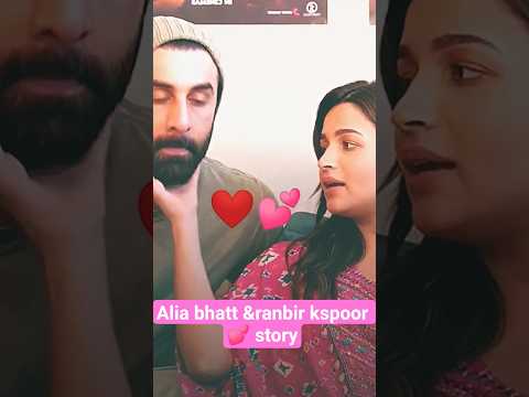 Alia Bhatt & Ranbir Kapoor Romantic 💕 Love Story #bollywood #ai #aliabhatt #ranbirkapoor #shorts