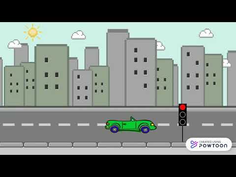 Auto rote Ampel